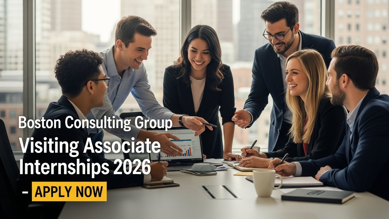 Boston Consulting Group Visiting Associate Internships 2026 – Apply Now ...